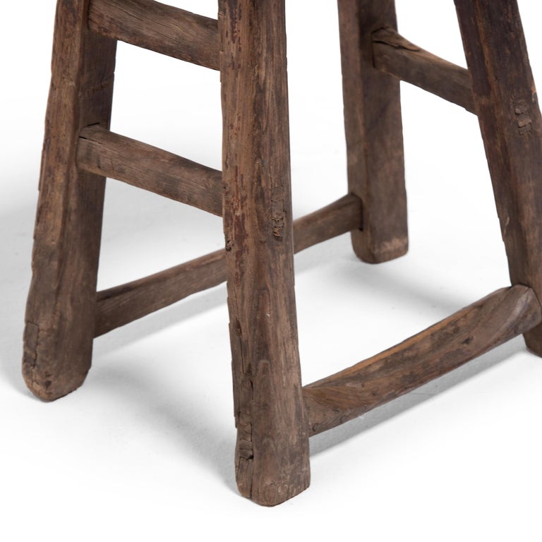 Provincial Chinese Fan Stool, circa 1900 For Sale at 1stDibs