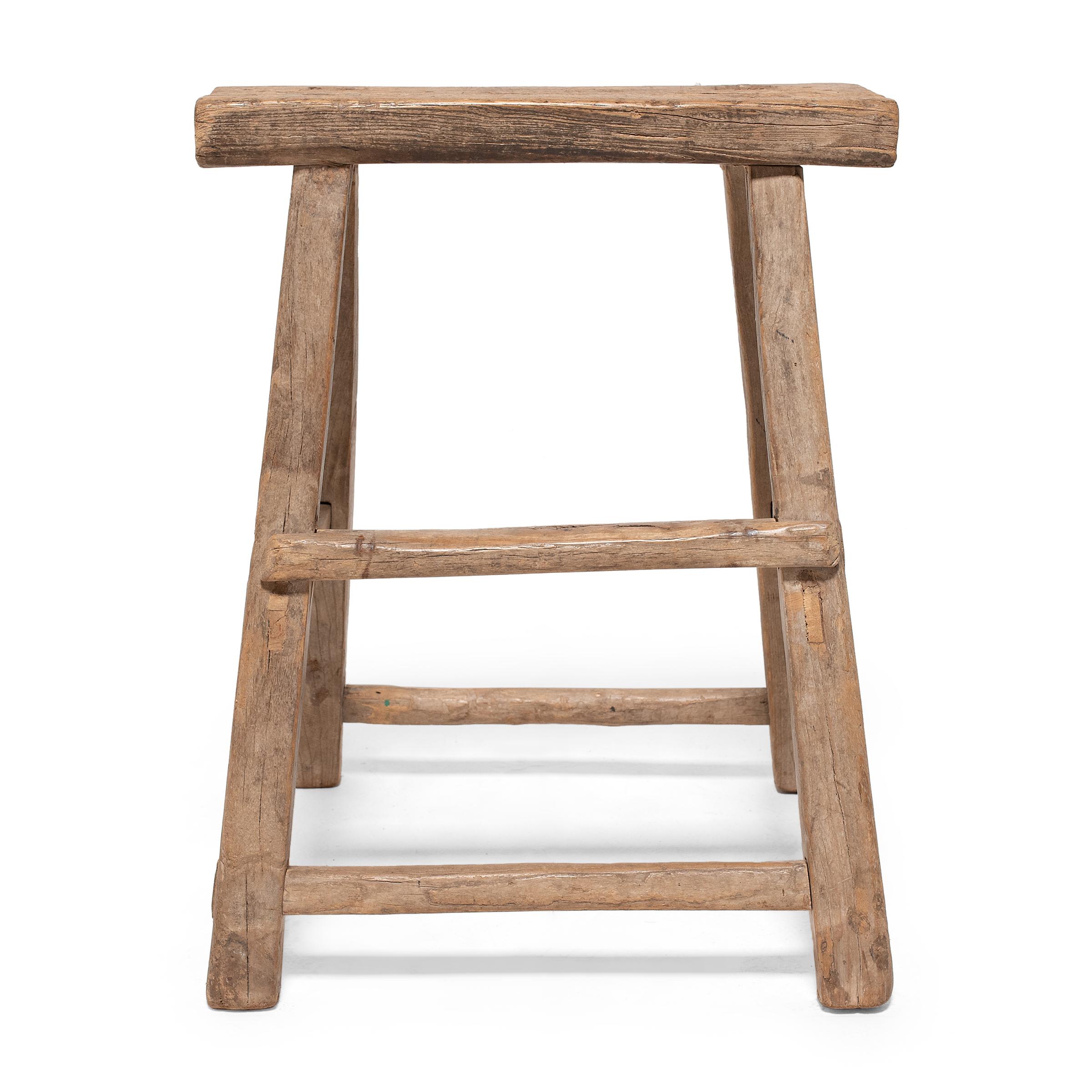 Provincial Chinese Step Stool, c. 1900 at 1stDibs