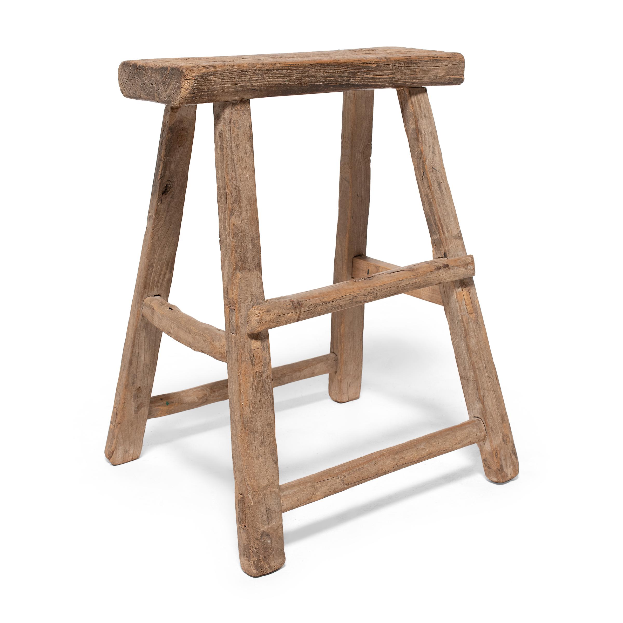 Provincial Chinese Step Stool, c. 1900 at 1stDibs