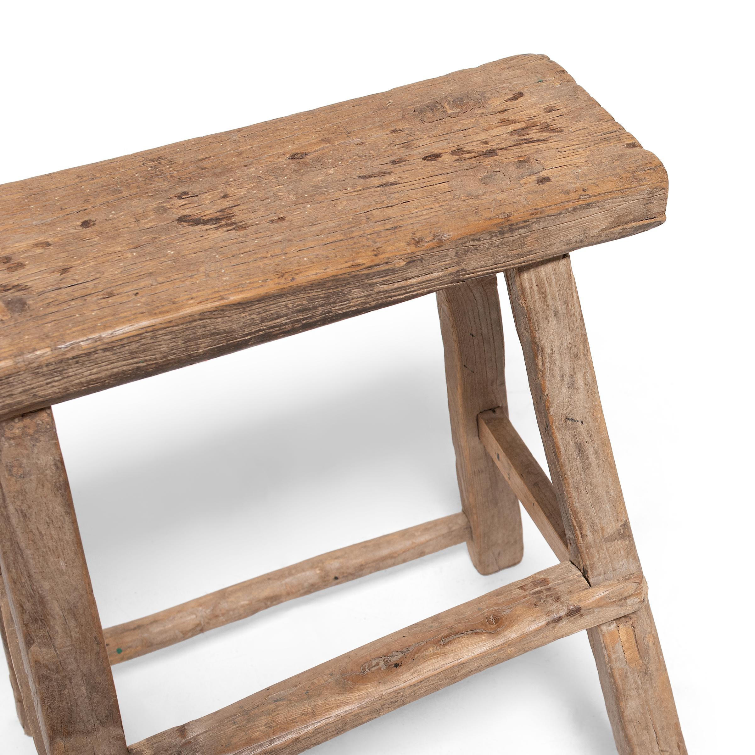 Provincial Chinese Step Stool, c. 1900 at 1stDibs