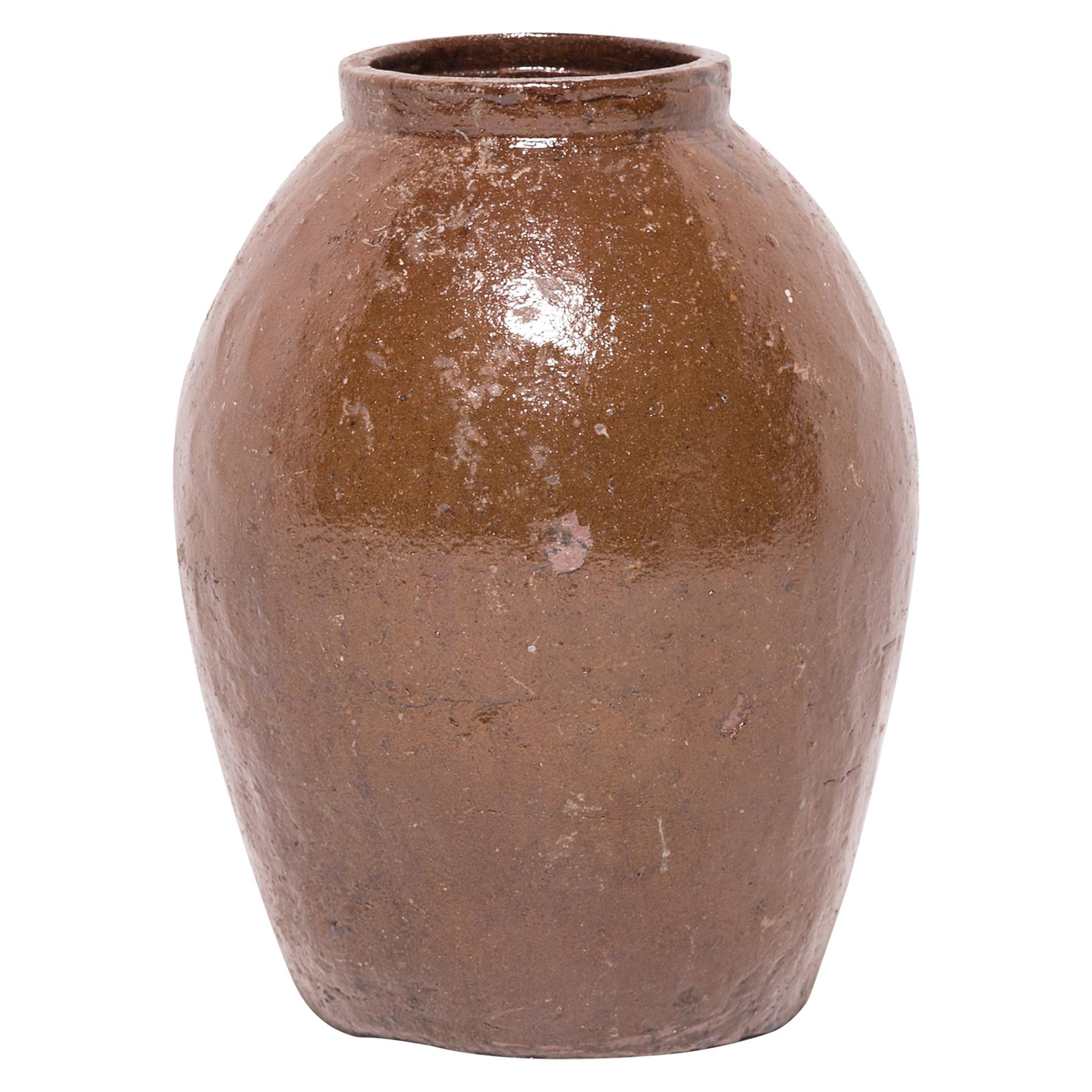 Chinese Black Glazed Soy Vessel at 1stDibs