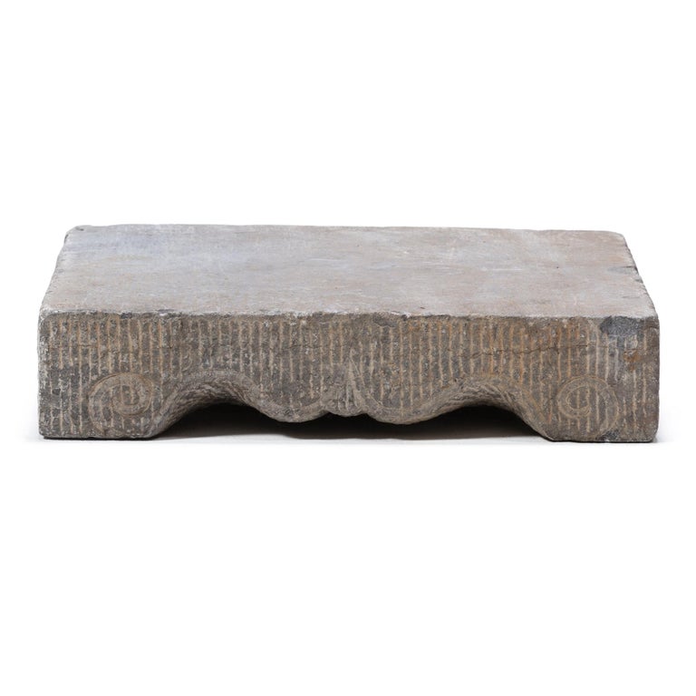 Provincial Chinese Washing Stone Pedestal at 1stDibs