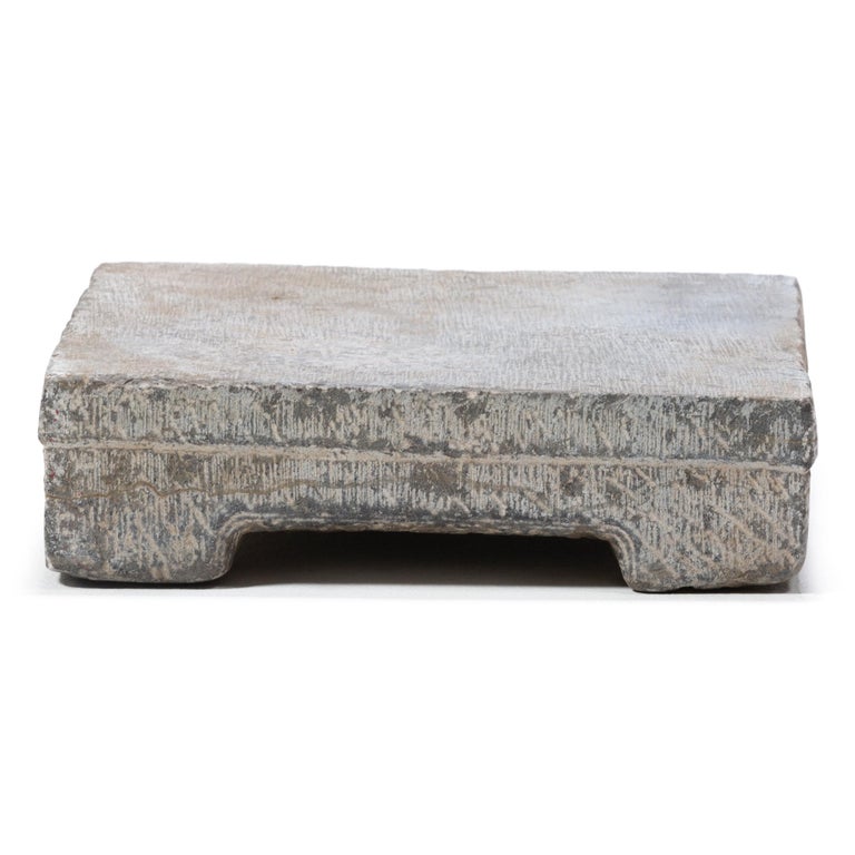 Provincial Chinese Washing Stone Pedestal at 1stdibs