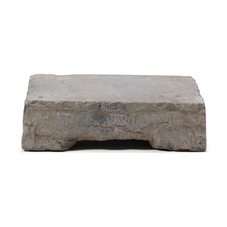 Provincial Chinese Washing Stone Pedestal, c. 1900 For Sale at 1stDibs