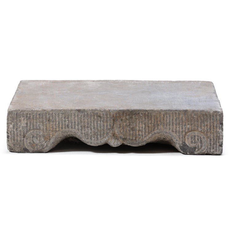Provincial Chinese Washing Stone Pedestal at 1stDibs