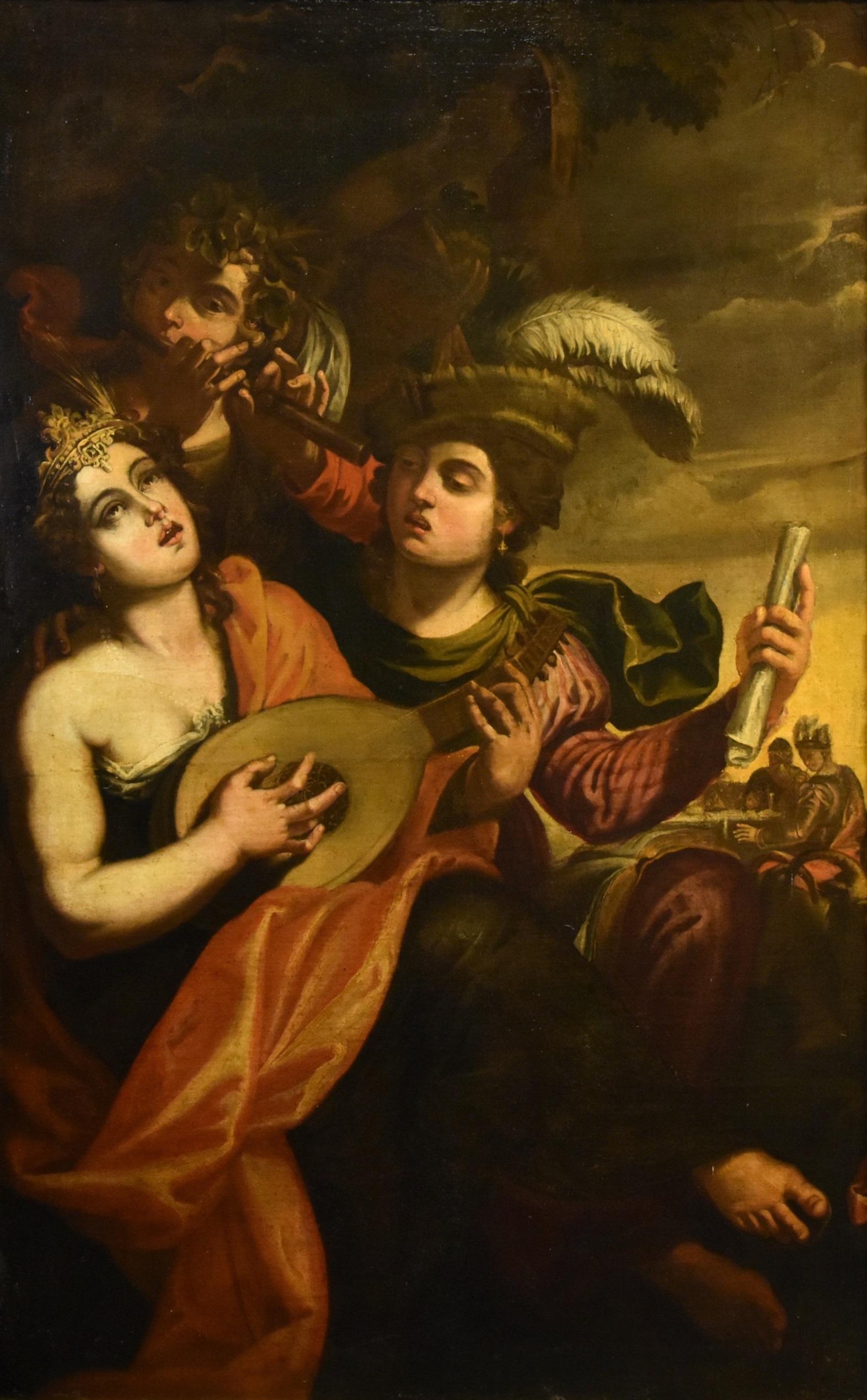 Aeneas Dido Pseudo-caroselli 17Th Century Mythological Oil on canvas Old master For Sale at 1stDibs