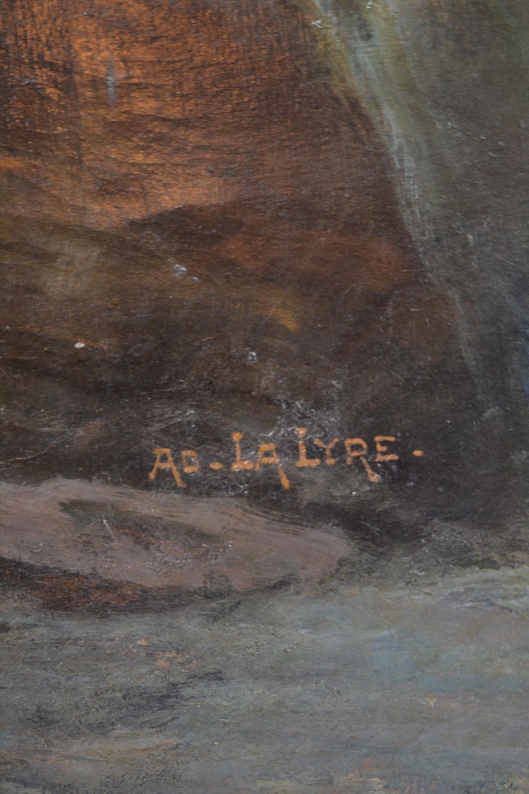 Psyche, the Greek Goddess of the Soul, Entering a Bath by Adolphe ...