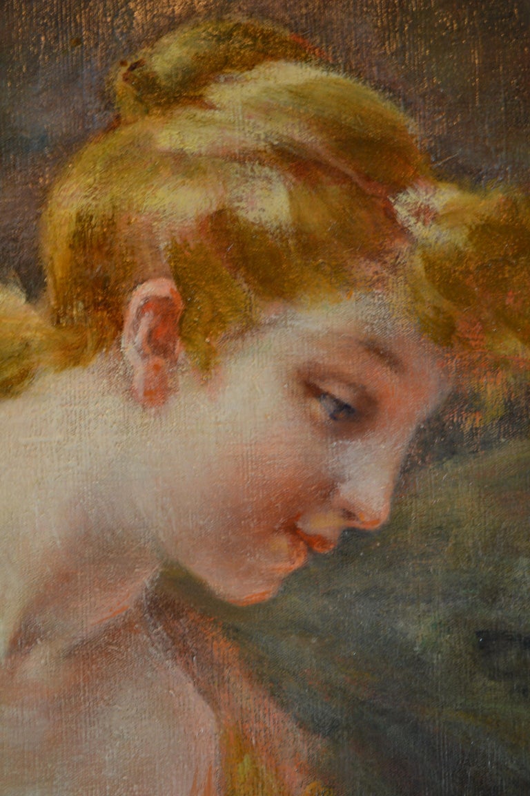 Psyche, the Greek Goddess of the Soul, Entering a Bath by Adolphe ...