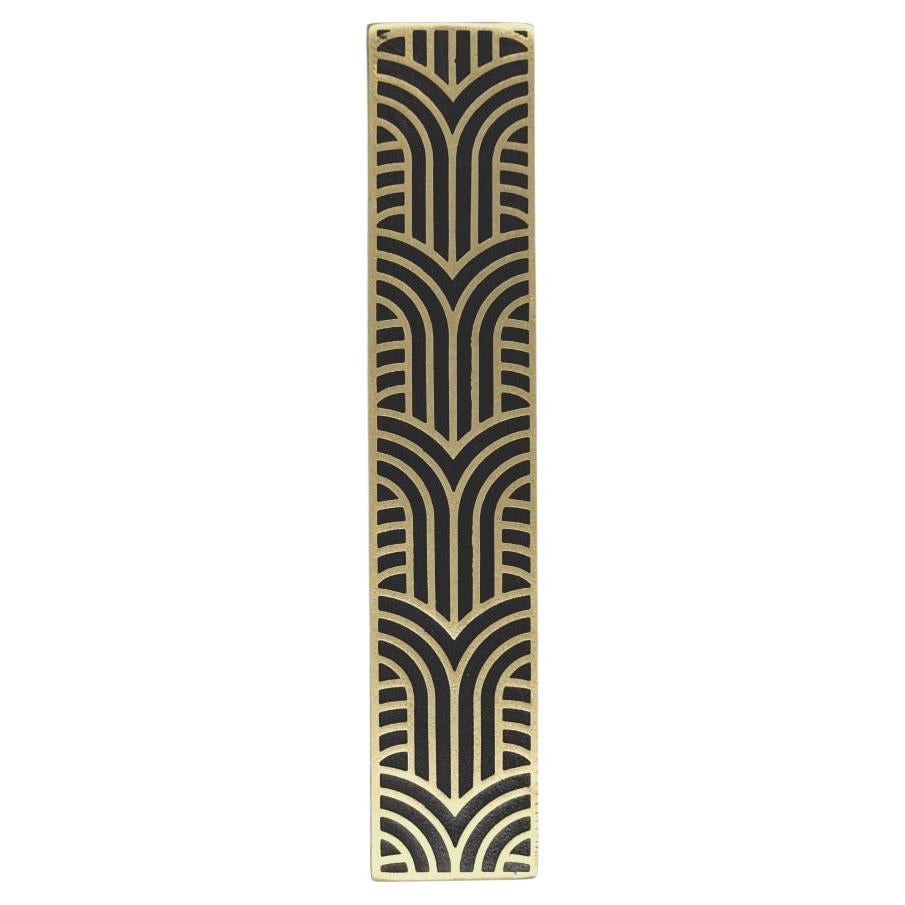 PT/AD/02 Brass pull handle with gunmetal patina :Minimalism and ...