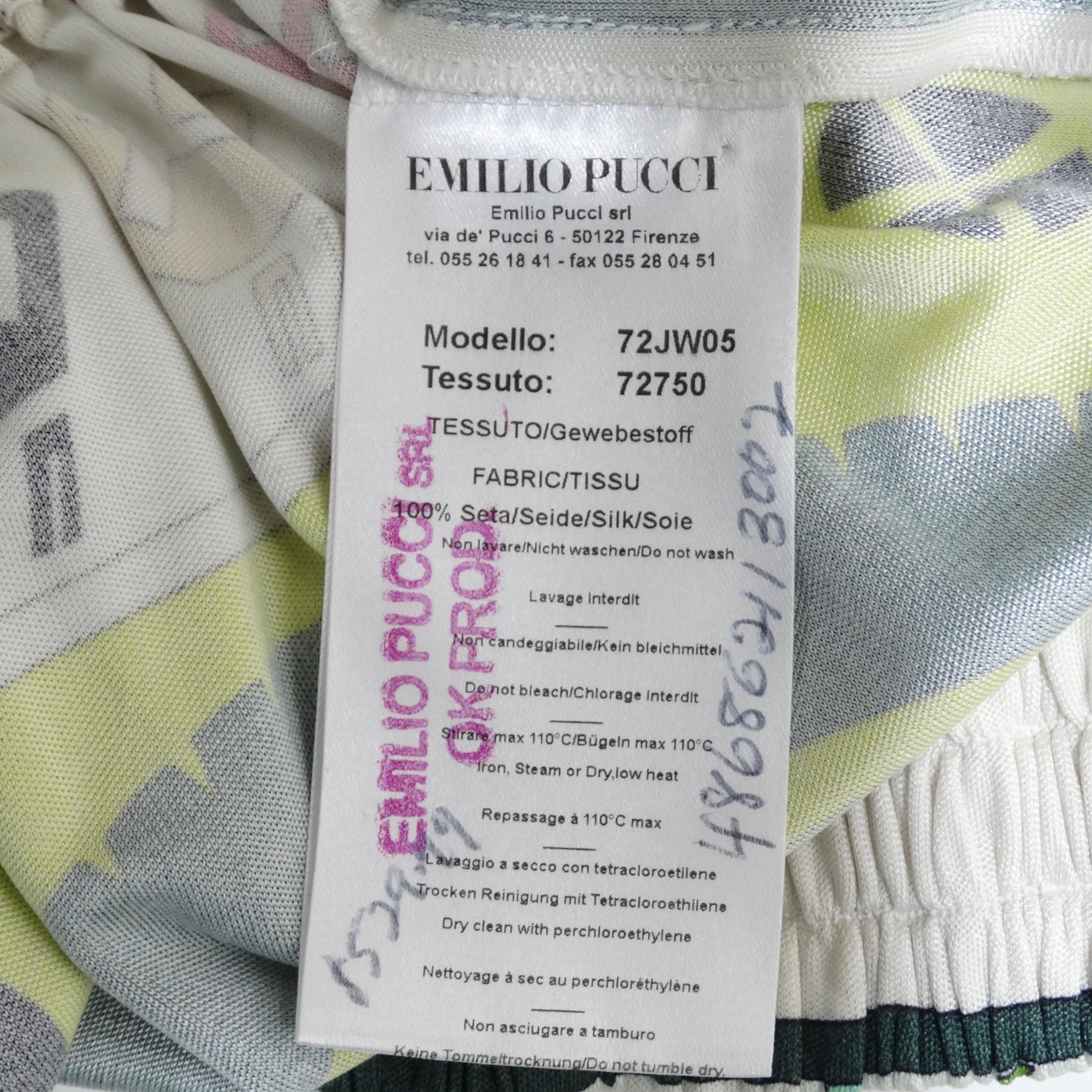 Pucci Reissue Geometric Printed Maxi Skirt For Sale at 1stDibs