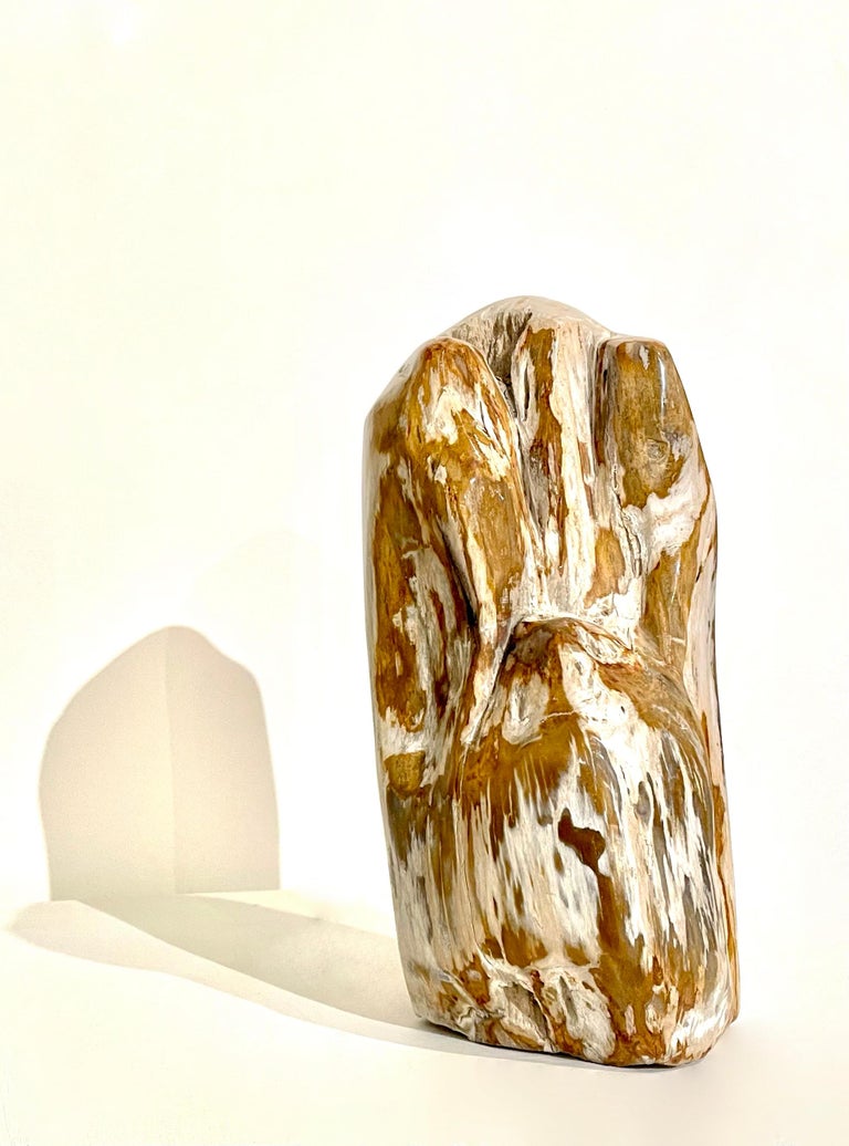 'Puja', Petrified Wood Sculpture at 1stDibs