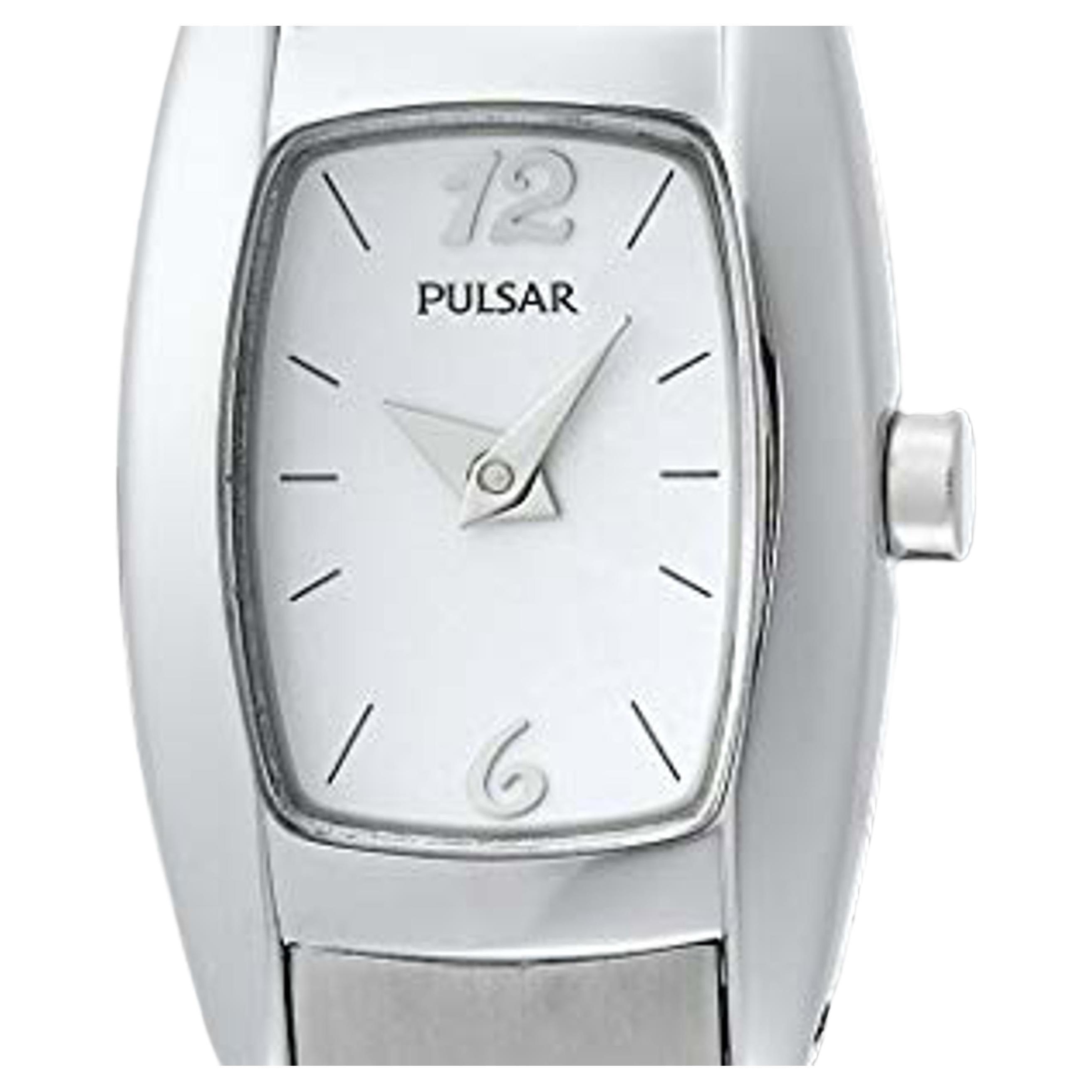 Pulsar Stainless Steel LED Display Quartz Digital Wristwatch at 1stDibs