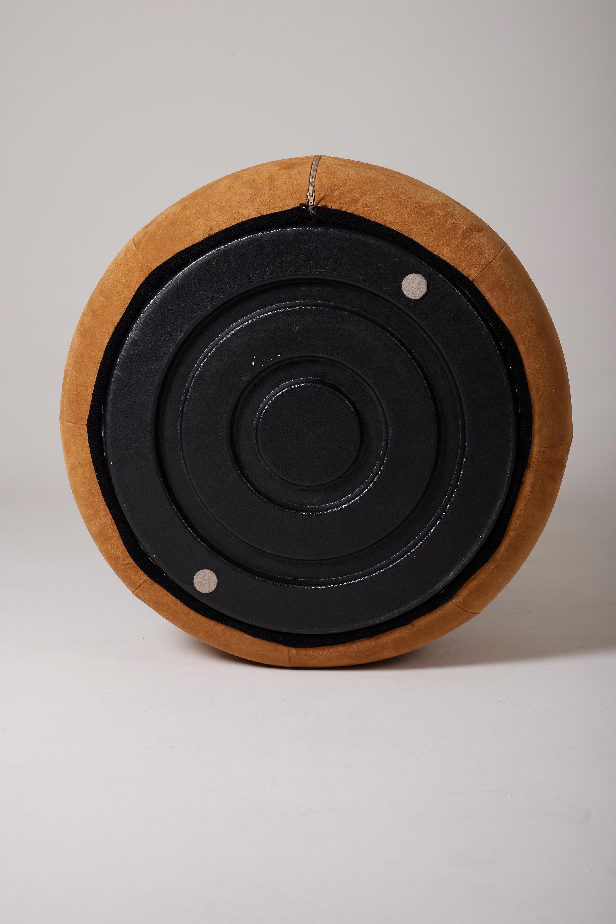 Pumpkin pouf by Pierre Paulin For Sale at 1stDibs