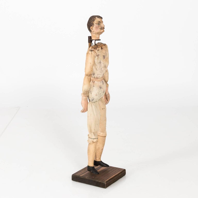 Puppet Sculpture on Stand For Sale at 1stDibs