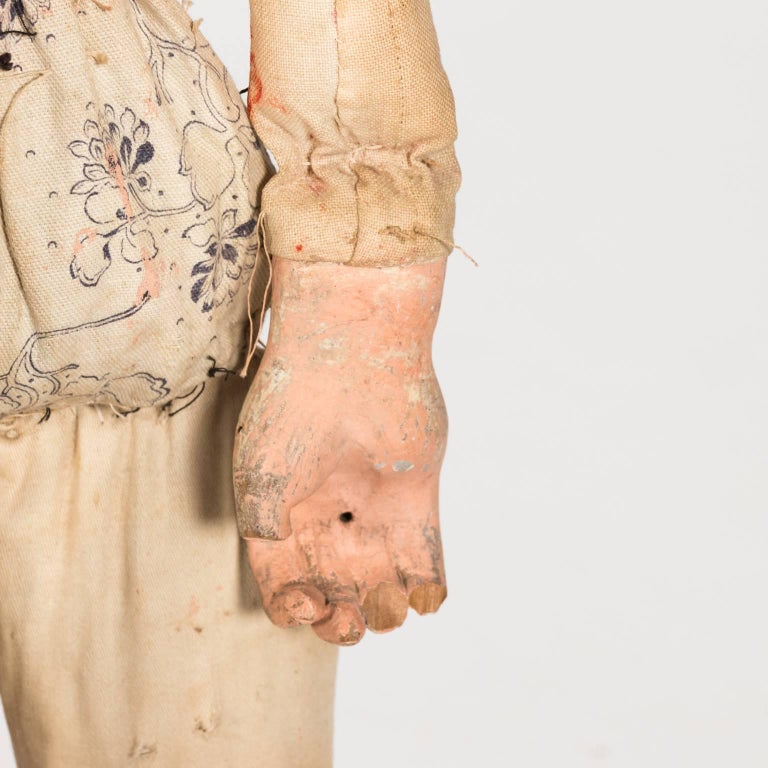 Puppet Sculpture on Stand For Sale at 1stDibs