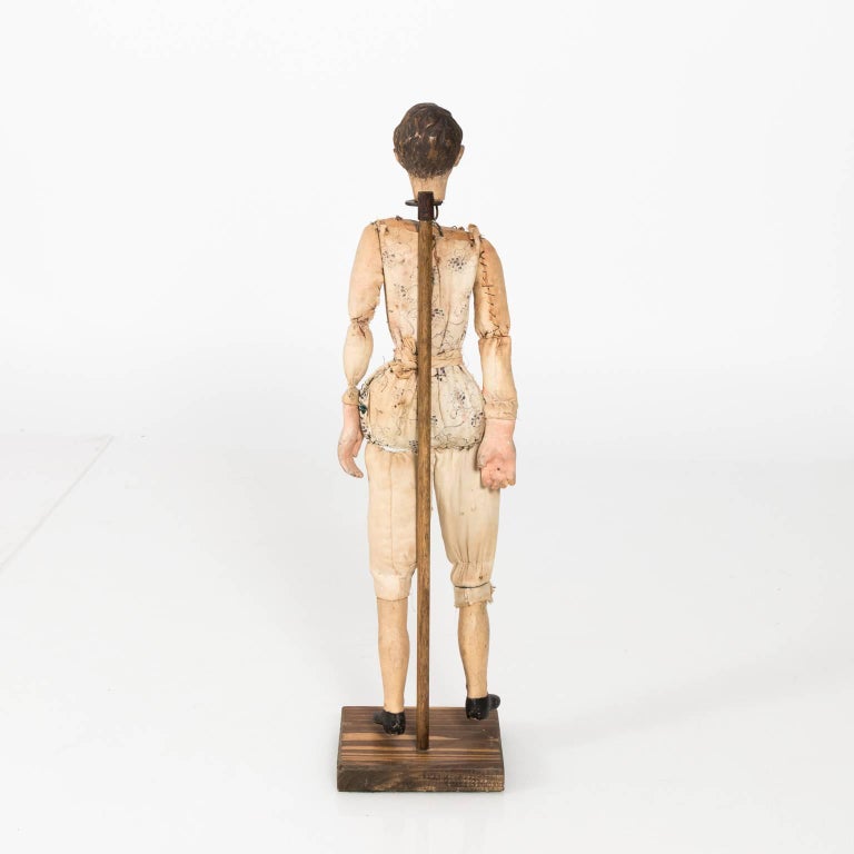 Puppet Sculpture on Stand For Sale at 1stDibs