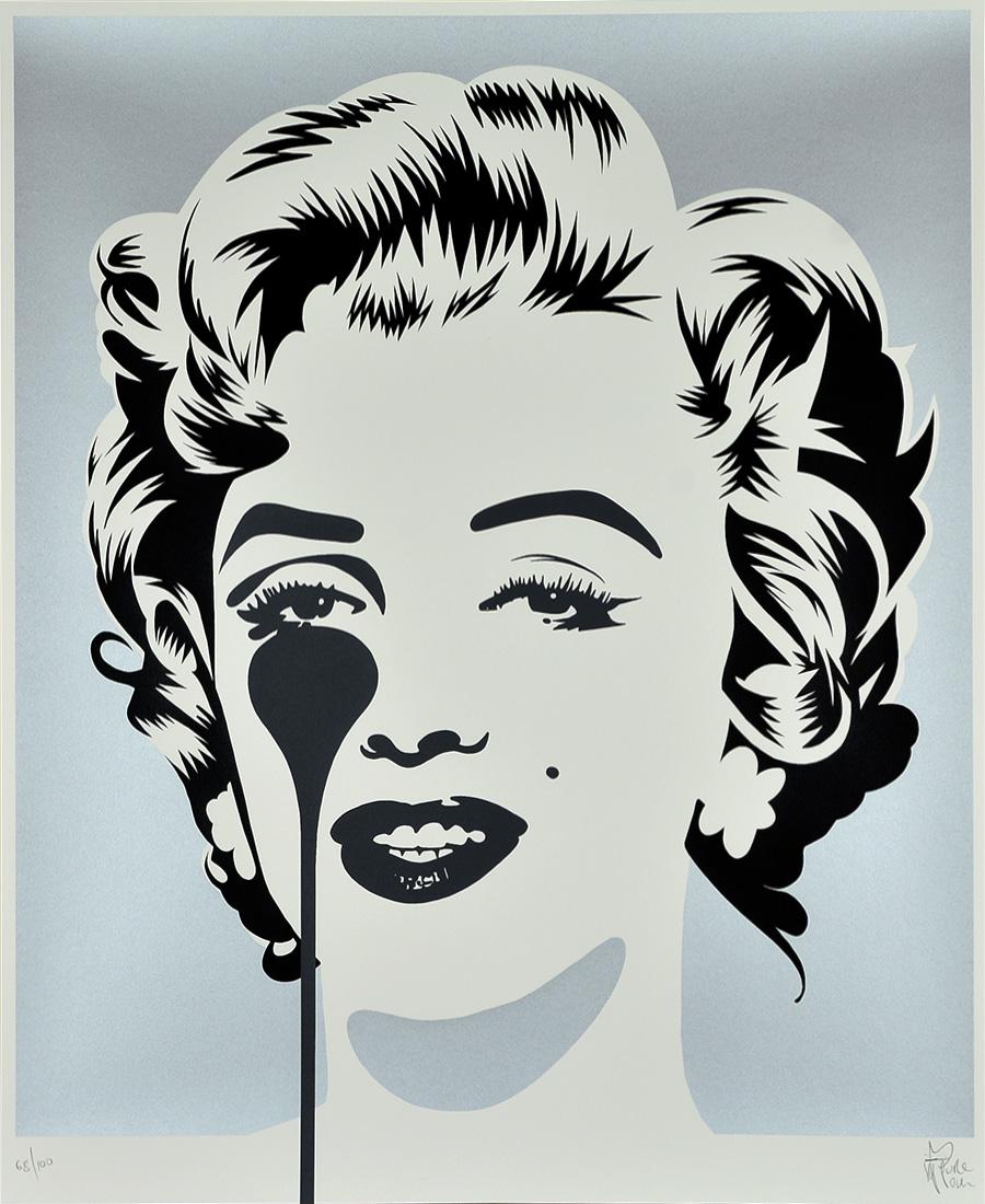 Pure Evil - PURE EVIL: Screaming Marilyn Monroe CANVAS - Street art ...