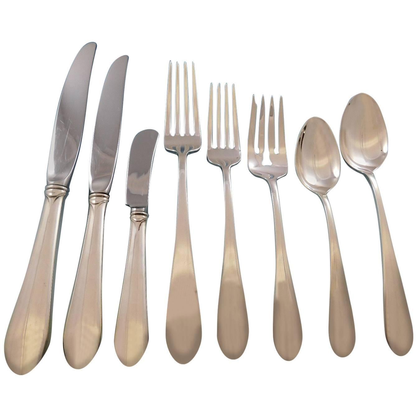 Old London Plain by Gorham Sterling Silver Flatware Set for 12 Service ...