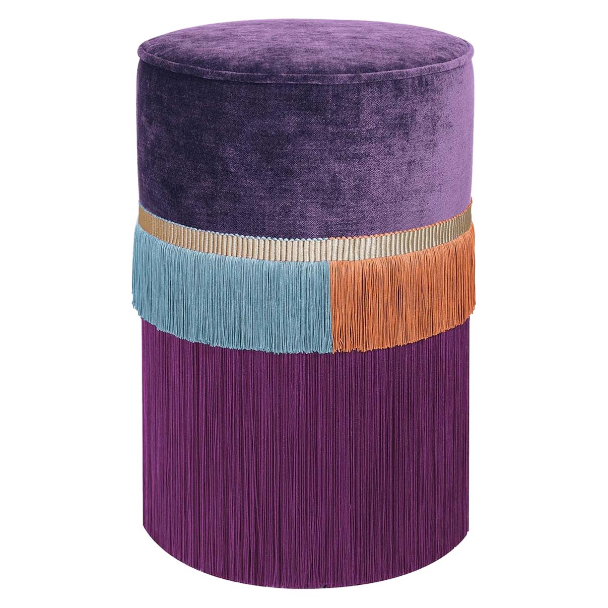 Purple Spot Pouffe For Sale at 1stDibs | purple pouffe, mauve pouffe ...