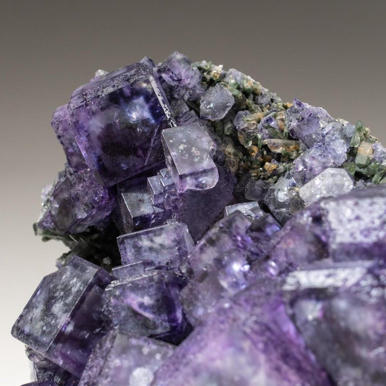 Natural Purple Fluorite Cluster From Ireland For Sale at 1stDibs