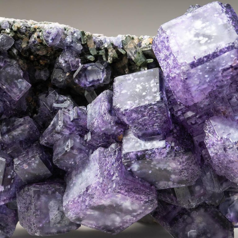 Natural Purple Fluorite Cluster From Ireland For Sale at 1stDibs