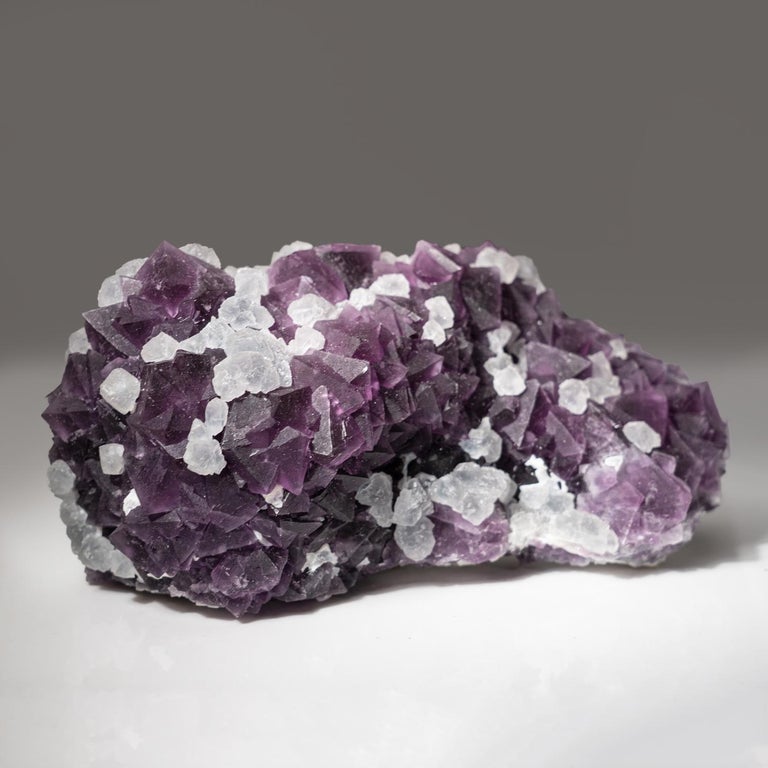 Purple Fluorite with Quartz From Jiangxi, China For Sale at 1stDibs