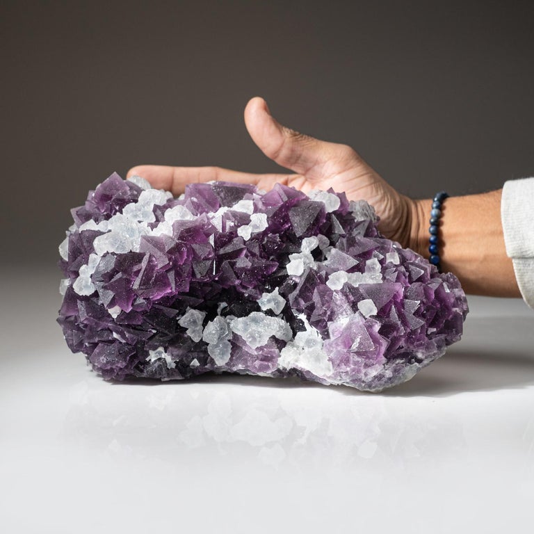 Purple Fluorite with Quartz From Jiangxi, China For Sale at 1stDibs