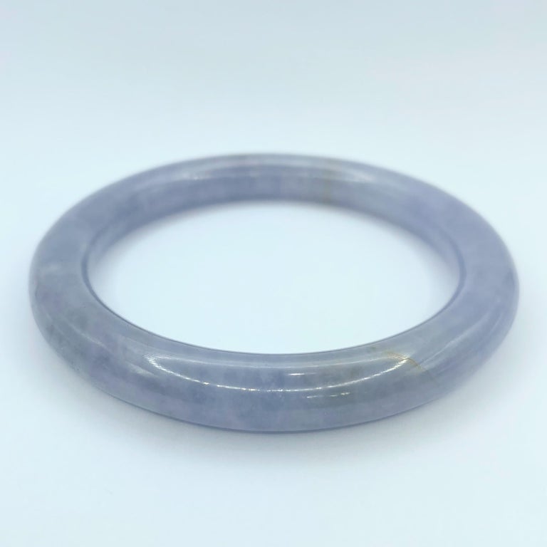 Purple Jade Bangle For Sale at 1stDibs