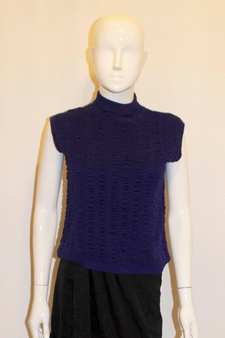Purple Knitted Top ideal for Fall For Sale at 1stDibs | topideal ...