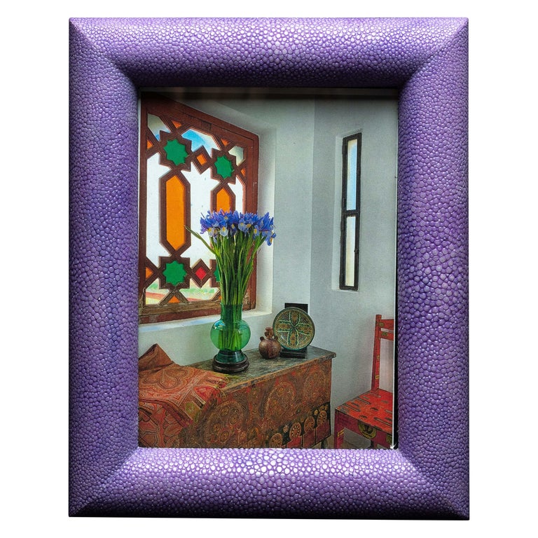 Purple Shagreen Frame For Sale at 1stDibs