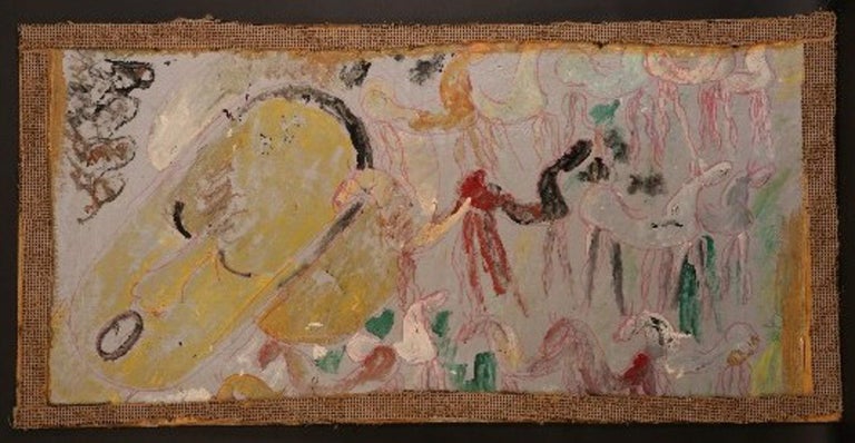 Purvis Young (1943 - 2010) - Freedom Angel For Sale at 1stDibs