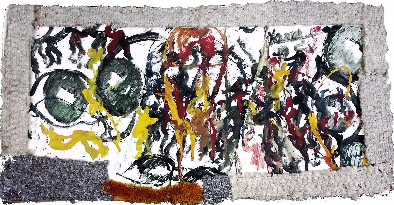 Castera Bazile - Untitled (Open Air Haitian Market) Haitian Art, Haiti ...