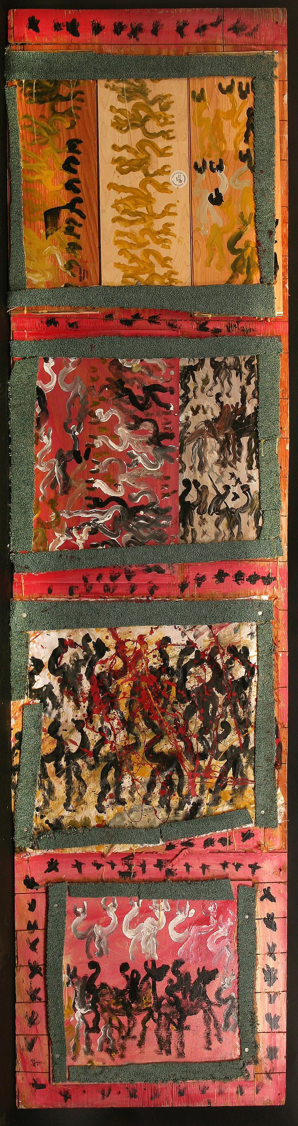 Diane Englander - Diane Englander, Red and Buff on Orange 3, 2017 ...