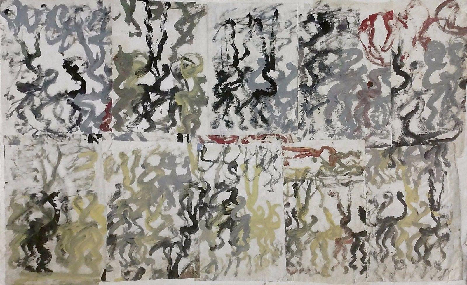 Jose Maria de Servin - Mexican Modernist 'Palomitas' at 1stDibs