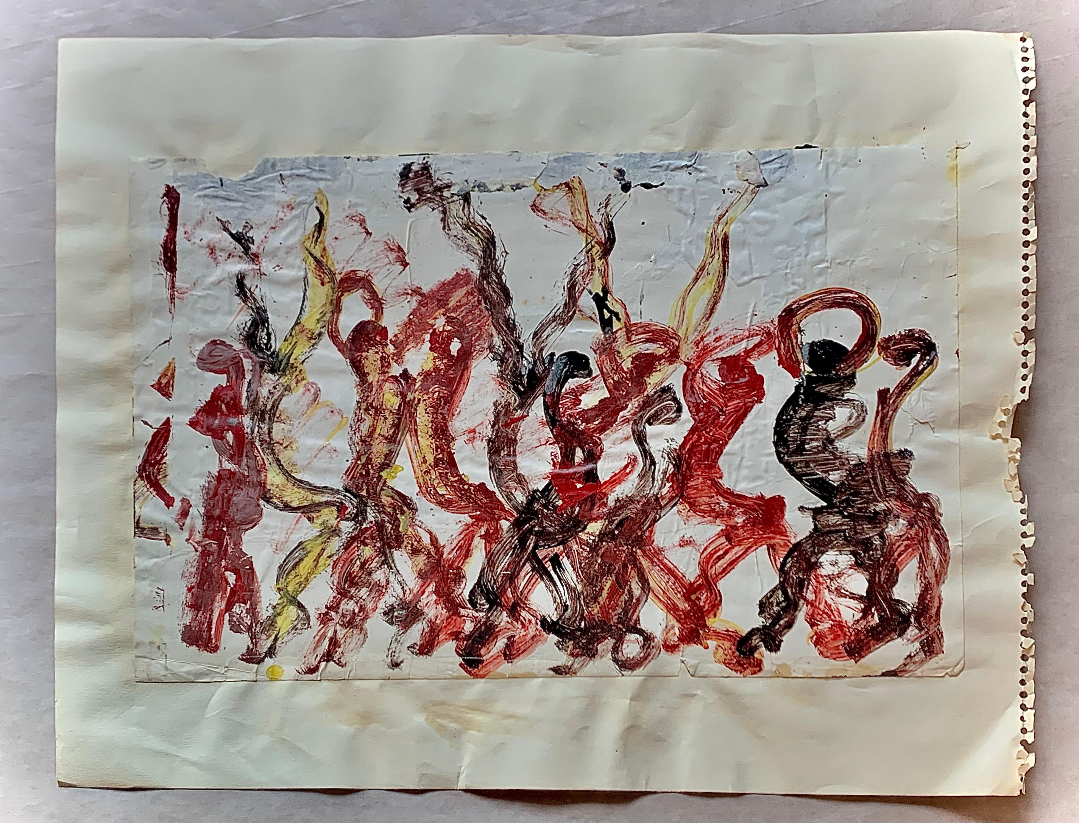 Purvis Young - Drawing from the 1990's #364 For Sale at 1stDibs
