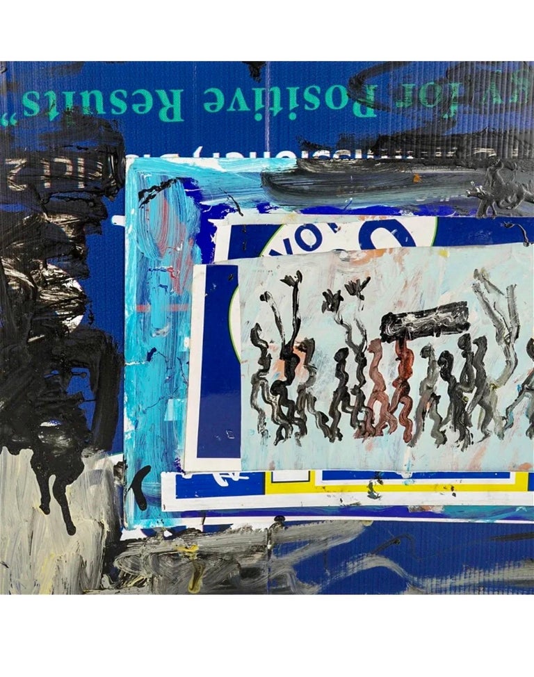 Purvis Young - Large Collage Painting Miami Outsider Artist Purvis ...