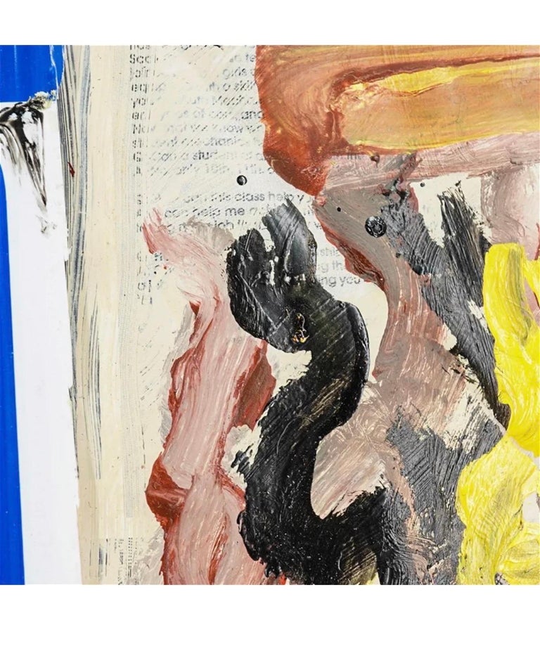 Purvis Young - Large Collage Painting Miami Outsider Artist Purvis Young Abstract Outsider Art ...