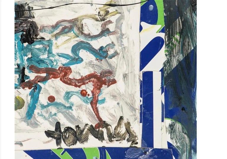 Purvis Young - Large Collage Painting Miami Outsider Artist Purvis ...