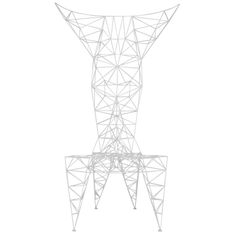 Pylon Chair in White by Tom Dixon For Sale at 1stDibs