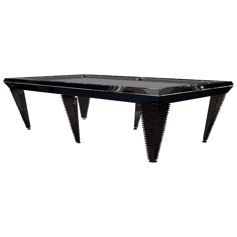Pyramid Black Panther Billiard Pool Table For Sale at 1stDibs
