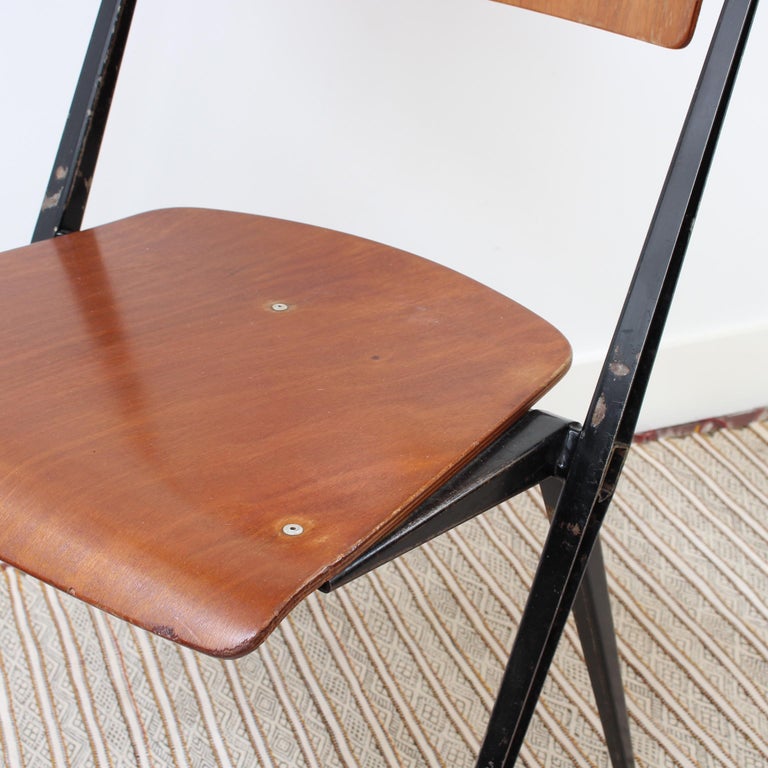 Pyramid Chair by Wim Rietveld '1984' For Sale at 1stDibs