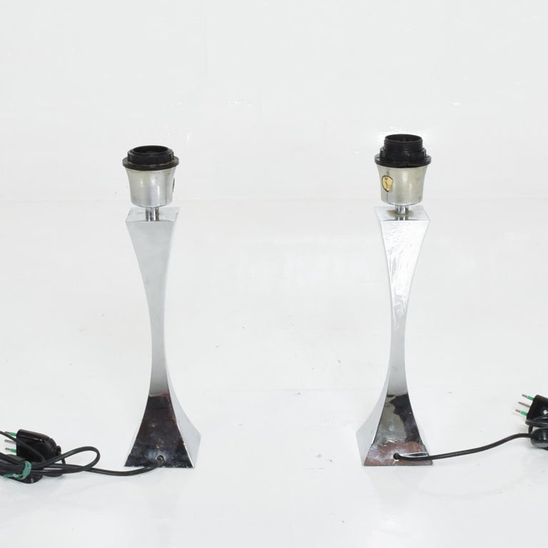Pyramid High Society Chrome Table Lamps by Tonello and Montagna Grillo ...