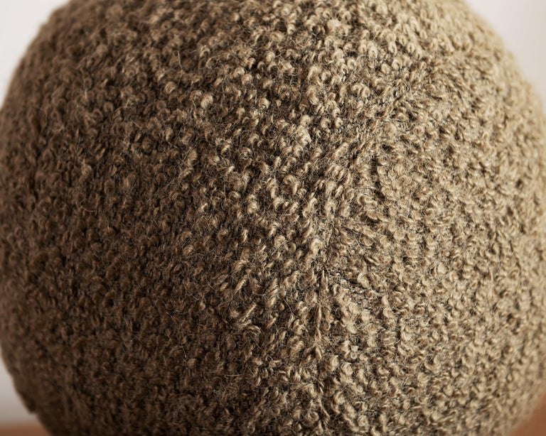 Hunt Modern Pyramid Pillow in Sandra Jordan Prima Alpaca Boucle in ...