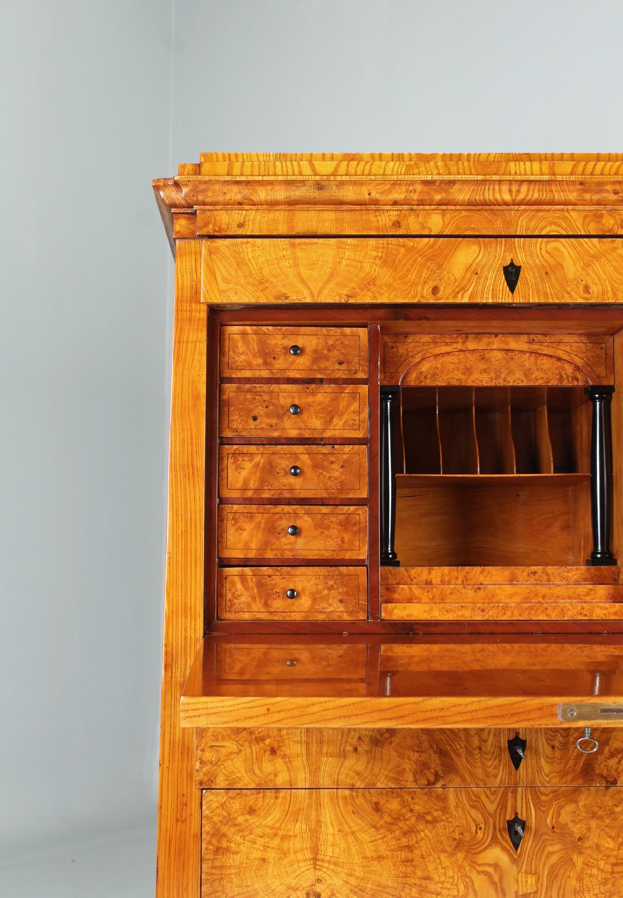 Pyramid Secretary in Conical Shape, Germany, Biedermeier circa 1830 For ...