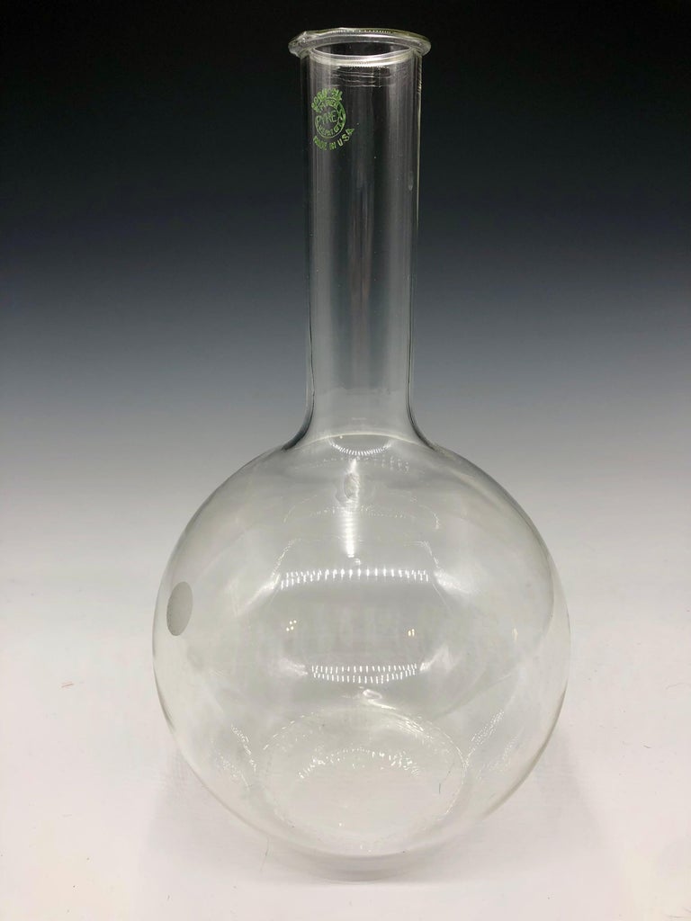 Pyrex - Clear 1950s Vintage Pyrex 2000ml Round Flat Bottom Flask. For ...