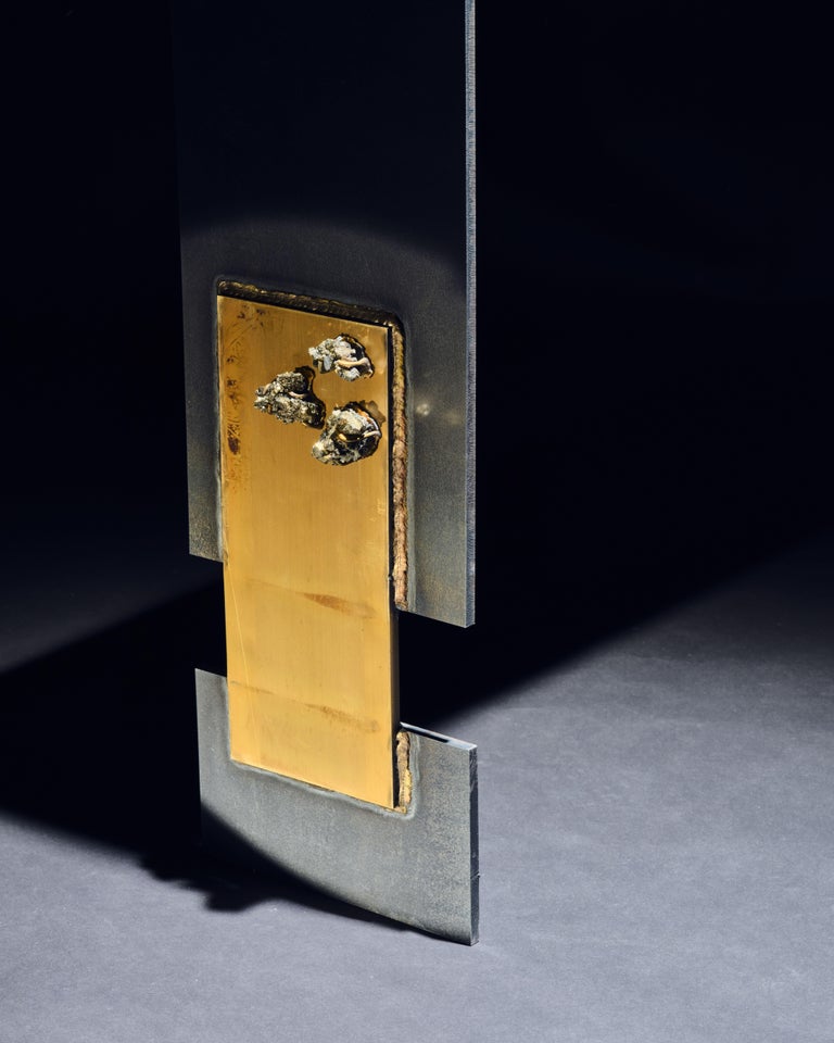 Pyrite Console Table 2 by Brajak Vitberg For Sale at 1stDibs