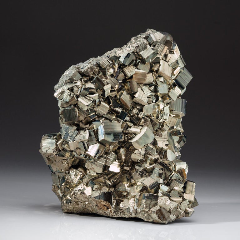Pyrite Cluster with Quartz from Peru ( 20 lbs) For Sale at 1stDibs