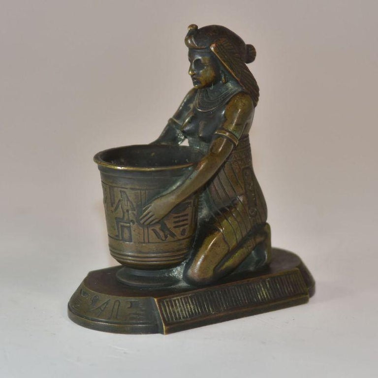 Pyrogen Young Egyptian Bronze Egyptomania, Late 19th Century For Sale ...