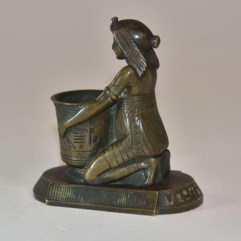 Pyrogen Young Egyptian Bronze Egyptomania, Late 19th Century For Sale ...