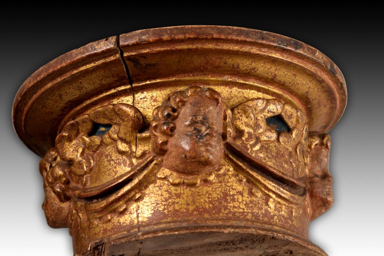 Pyx. Carved and Polychrome Wood, Spanish School, 16th Century For Sale ...